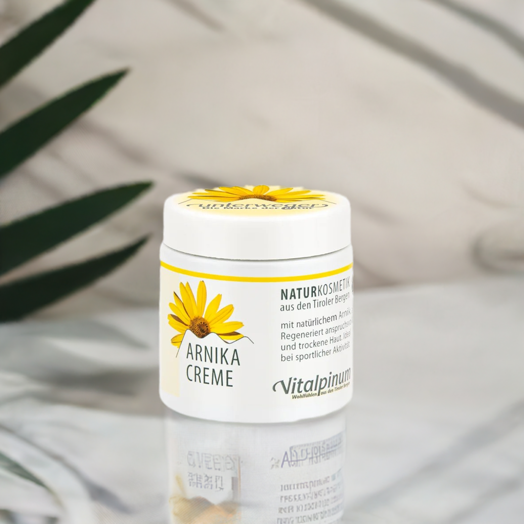 Unterweger Arnika Creme | Muskelpflege & Naturkosmetik aus Tirol – Öko-Essentials