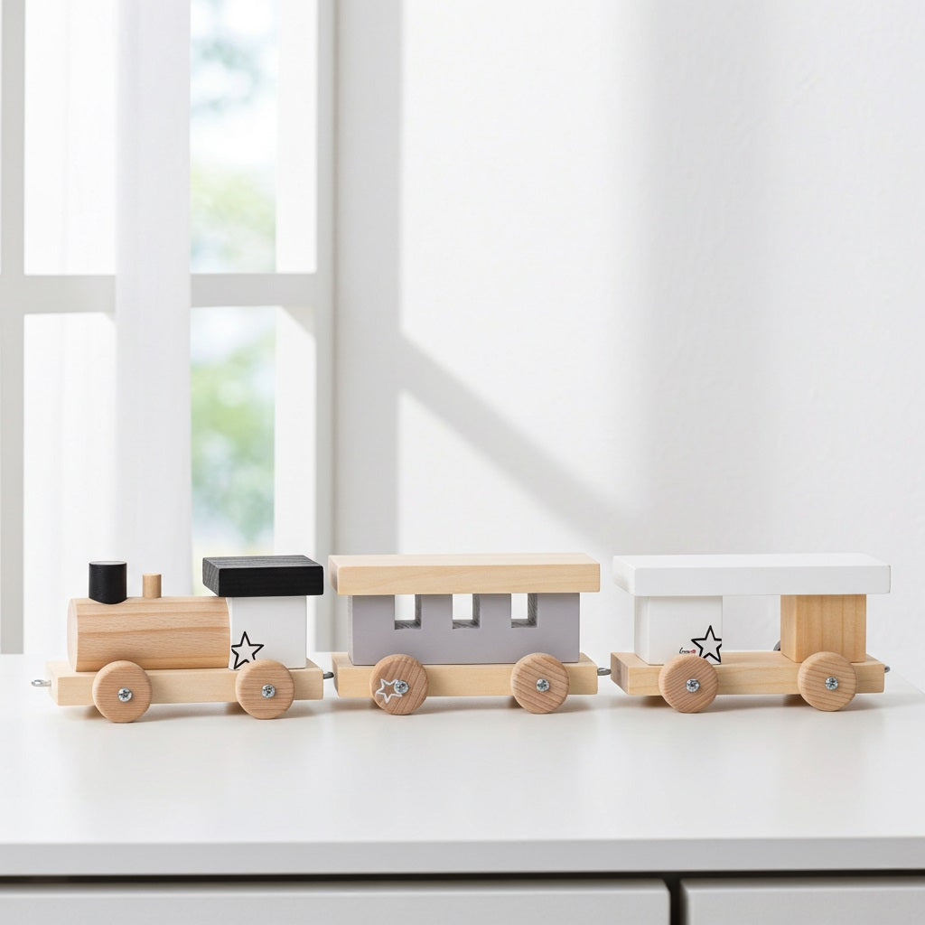 Kynee Eisenbahn – Lernspielzeug für fantasievolles Rollenspiel – Öko-Essentials